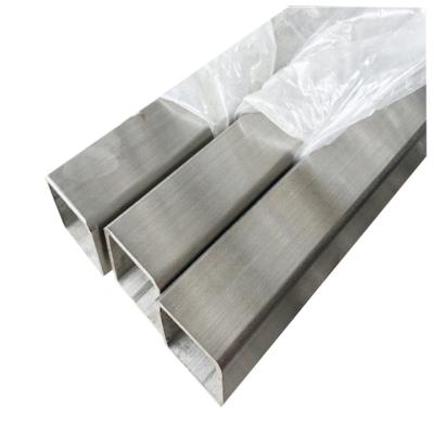 China 316 Hot Rolled Seamless Steel Pipe 420 430 HL SS 304 Rectangular Tube 100mm for sale