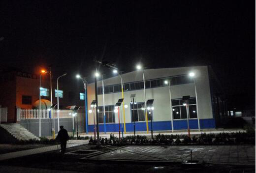 the height of the LED street lamp installation the height of the LED street lamp installation