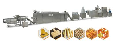 China Full Automation Puff Extruder Machine / Snack Food Processing Machinery for sale
