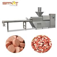 China Single Screw Pet Food Extruder Machine , Dog Chewing Treats Making Machine for sale