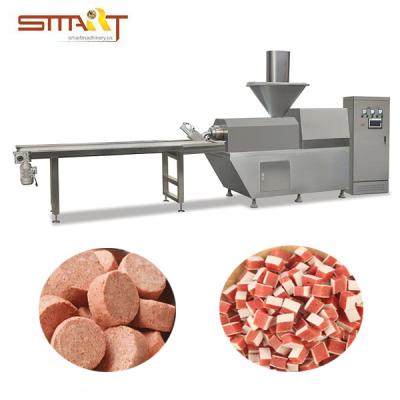 China Single Screw Pet Food Extruder Machine , Dog Chewing Treats Making Machine for sale