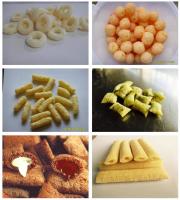 China Stainless Steel Snack Food Extruder Machine , 120-150kg/Hr Corn Snack Extruder for sale