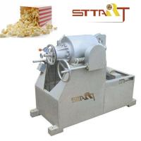 China Hot Air SS Puffed Rice Machine , Fast Speed Corn Puff Making Machine for sale