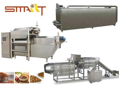 China 500 - 600kg/Hr Dog Food Production Line , Pet Food / Fish Feed Extruder for sale