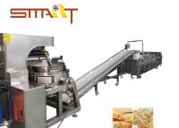 China Full Automation Cereal Bar Forming Machine For Puffing Rice , 200-300kg/Hr for sale