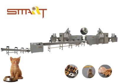 China Semi Moist Pet Food Processing Machinery , Stainless Steel Dog Treat Machine for sale
