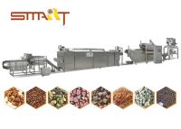 China Smart Stainless Steel Twin Screw Pet Food / Fish Feed Extruder Machine for sale