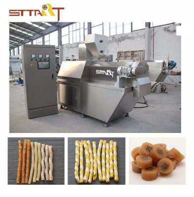 China SS Single Screw Food Extruder , Automatic Pet Food Processing Machinery for sale