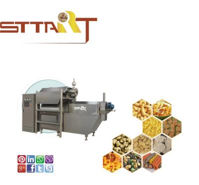 China Dual Screw Snack Food Extruder Machine Full Automation Type With Touch Screen for sale
