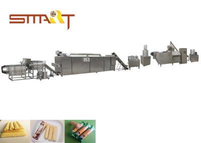 China EN Standard Extrusion Snacks Food Machinery Stainless Steel Material Made for sale