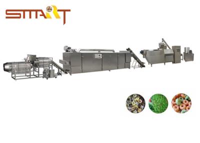 China 120 - 500kg/Hr Puff Snack Extruder , Efficient Snack Food Making Machine for sale