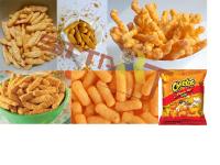 China Kurkure Snack Food Extruder Machine Cheetos Niknaks Twist Cheese Curls Maker for sale