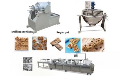 China Long Life Cereal Bar Making Snack Bar Machine / Equipment Fully Automatic for sale