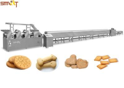 China 1 Ton Capacity Pet Food Making Machine Freely Combined Biscuit / Cookie Processing for sale