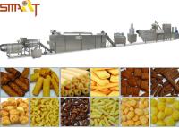 China High Performance Snacks Food Product Line , Stainless Steel Puffed Food Machine for sale