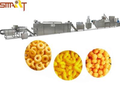 China Puff Snack Food Making Machine SS Material Snack Food Production Line for sale