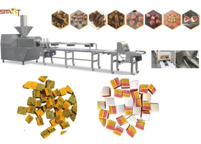 China Intelligent Dog Chewing Food Extruder Machine 100kg/Hr Pet Food Extruder for sale