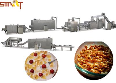 China Breakfast Cereals Extruder Machines , Corn Flakes Production Line CE Certificated for sale