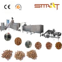 China Stainless Steel 80kw Twin Screw Pet Food Extruder Machine With Large Capacity for sale