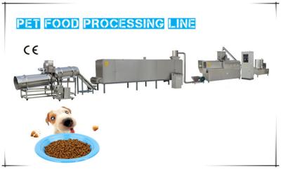 China 200-300kg / Hr 90kw Pet Food Extruder Machine , Pet Food Processing Machinery for sale