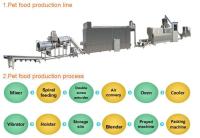 China Smart Dog Crispy Oats Making Machine Large Capacity Pet Food Extruder Machine for sale
