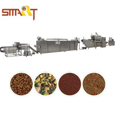 China 500kg Production Capacity Pet Food Making Machine Double Screw Extruder for sale