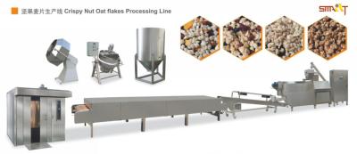 China Crispy Nut Oat Flakes Processing Line Machine To Make Fruity Oats for sale