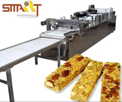China Snack Bar Candy Bar Machine And Energy Nut Bar Cereal Cutting Forming for sale