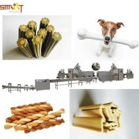 China Chews Dog Food Treats Making Machine / Dog Treats Extruder 1 Year Warranty for sale