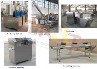 China Dog Snack Pet Treat Machine Double Color Twisted Dog Chews Extruding Line for sale