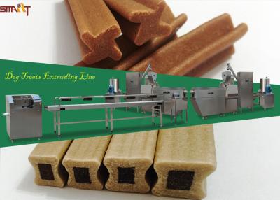 China 3450x900x2200mm 81kw 100kg/hr Pet Treat Machine for sale