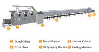 China SS 30x5x3m 1t/Day Biscuit Making Machines for sale
