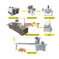 China WEG 220V 50Hz PLC  Peanut Candy Bar Making Machine for sale