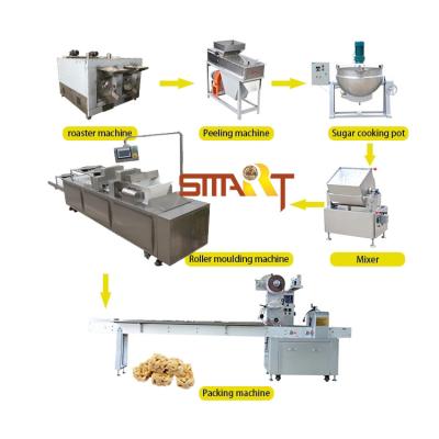 China WEG 220V 50Hz PLC  Peanut Candy Bar Making Machine for sale