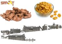 China Twin Screw Extrusion Corn Flakes Production Line , Maize Flakes Making Machine for sale