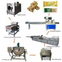 China PLC  500kg/H Snack Fruit Bar Nougat Making Machine for sale