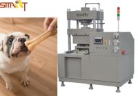 China Silicone Gel Bleached Rawhide Knotted Bone Pressing Machine for sale