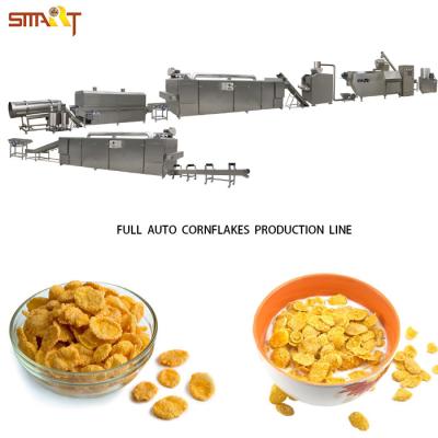 China Healthy Food 85KW 2500kg/h Corn Flakes Production Line for sale