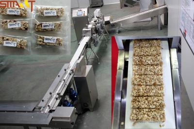 China Simens Motor Granola Bar Press Machine Conveying Belt 180mm Width for sale