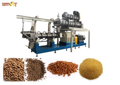 China 2ton/h Pet Food Processing Machine Double Screw Extruder for sale