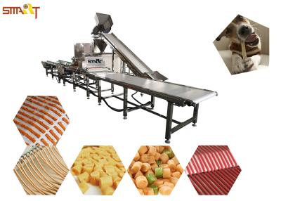 China Soft Dog Jerky Treats Cold Extrusion Machine 300kg/H Production Capacity for sale