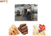 China Screw Type Oatmeal Chocolate Snack Food Extrusion Machine PLC Control for sale