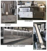 China Puffed Food Expanded Core Filler Snack Food Extruder Machine 100kg/H for sale