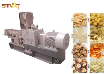 China Twin Screw Extruder Popcorn Snack Food Making Machine 120kg/h for sale