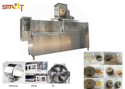 China Stainless Steel Extrusion Snacks Food Machinery For Popcorn for sale