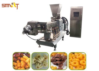 China Stainless Steel Twin Screw Popcorn Snack Food Extruder Machine 200KG/H for sale