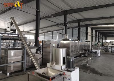 China Twin Screw Fish Feed Pet Food Extruder Machine Siemens PLC for sale