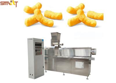 China Twin Screw Grinding Corn Puff Extruder Machine Stainless Steel for sale