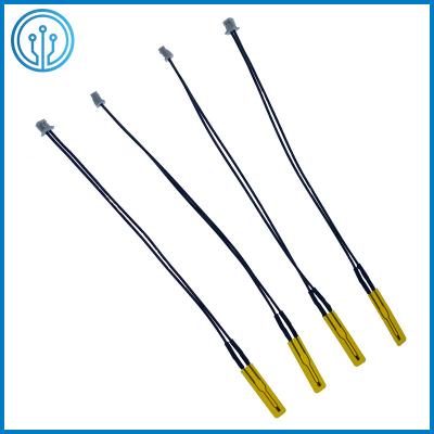 China 10K 3435 Thin Film NTC Thermistor Sensor Assembly with UL1571 28AWG Cable and 1.25-2Y Connector for sale