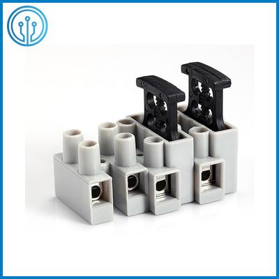 China PA66 Fused Terminal Block FT06-1W+FT06-3W - 32A 450V Rating with CQC CE VDE Certification for sale